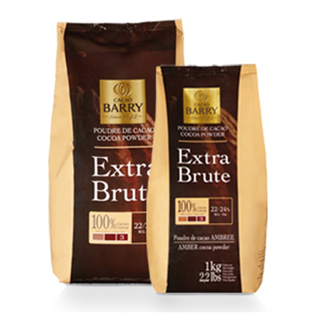 CACAO BARRY Cocoa Powder Extra Brute (Red Brown#3) 1 Kg - DK BakeryMart