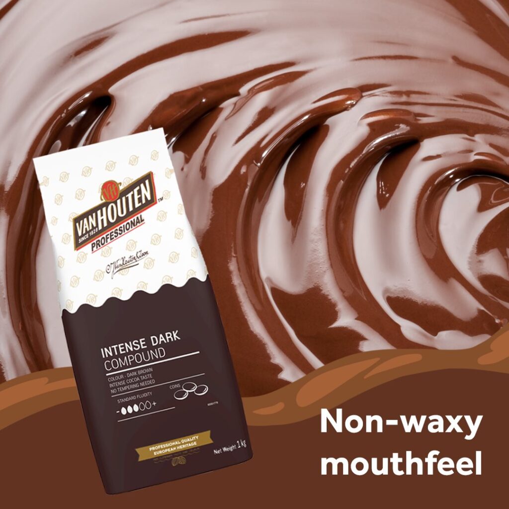 Van Houten Intense Dark Compound 1kg. - DK BakeryMart