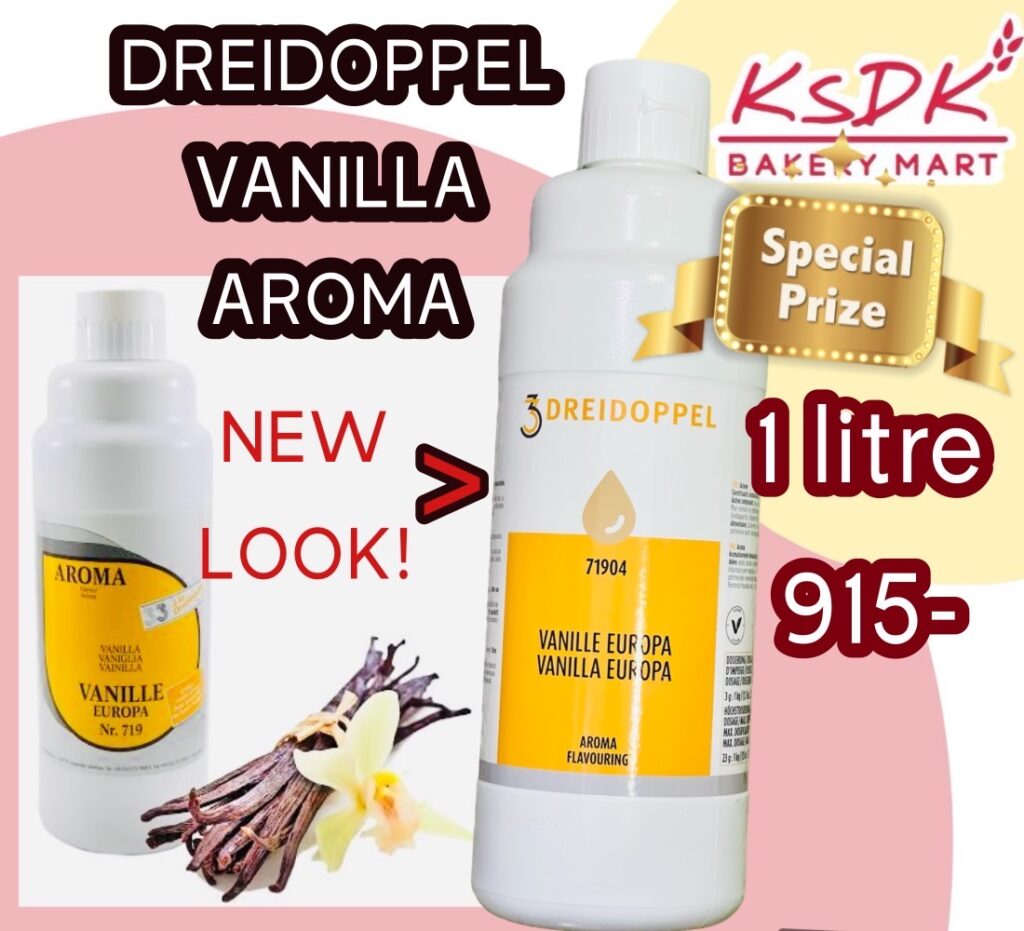 Baking Flavour Vanilla Europa 1 ltr. - DK BakeryMart